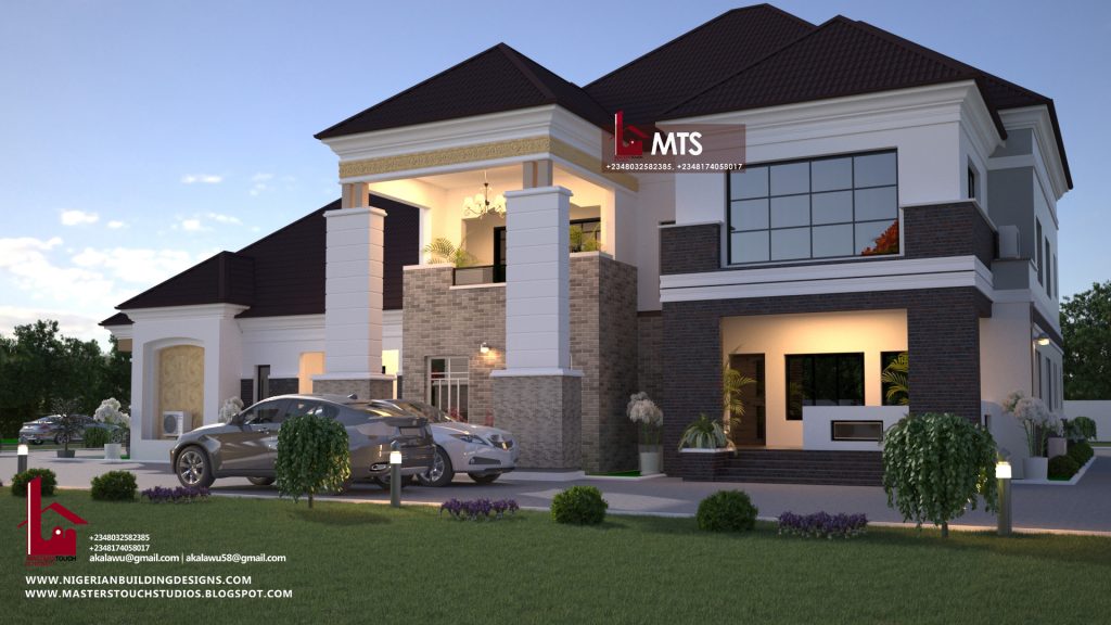 4 BEDROOM PENT DESIGN(RF P4002) – NIGERIAN BUILDING DESIGNS