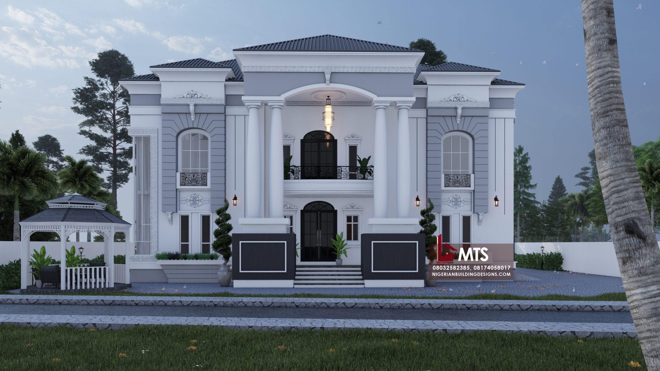 4 BEDROOM DUPLEX (RF D4034) – NIGERIAN BUILDING DESIGNS