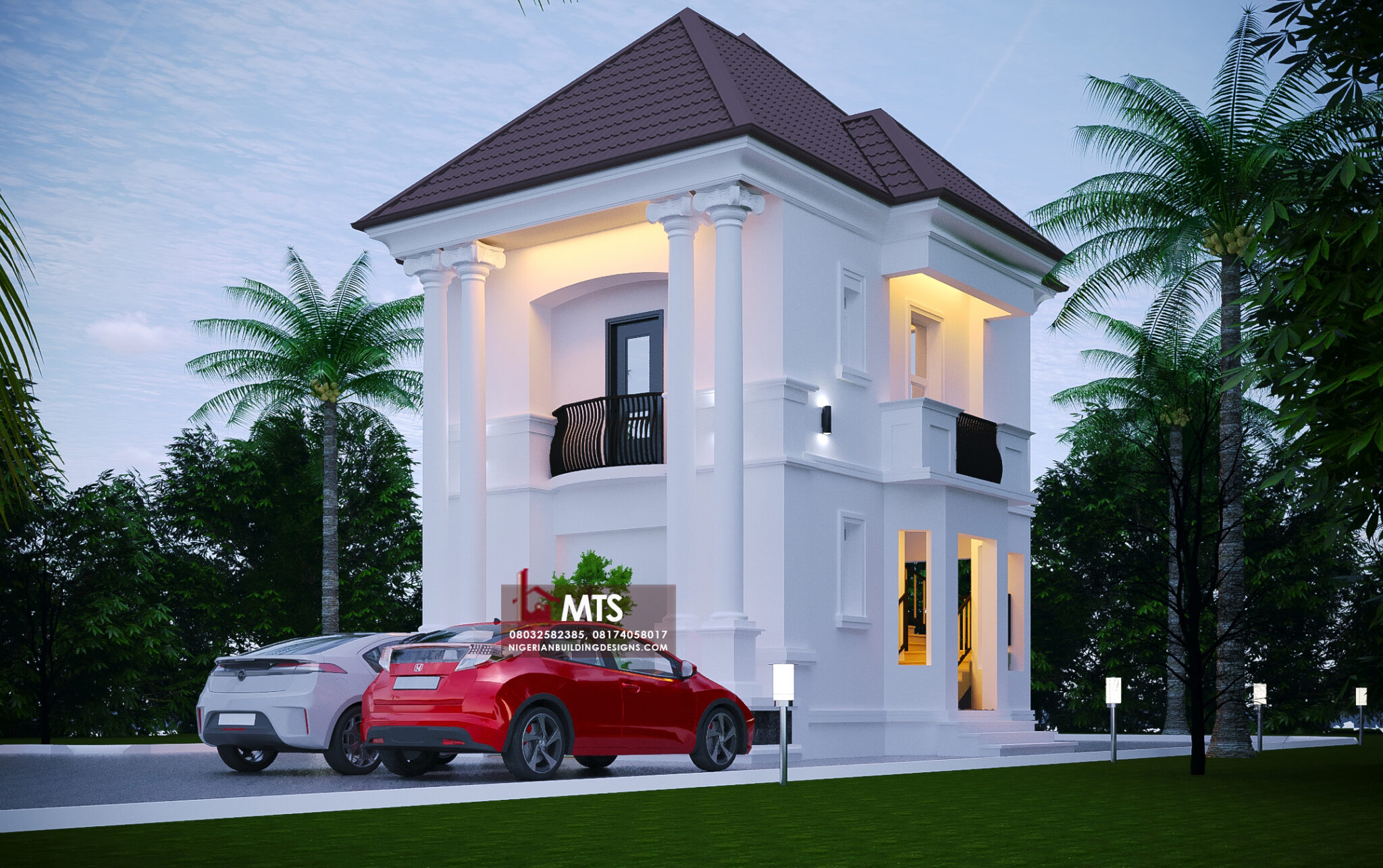 SECURITY HOUSE DESIGN((RF SHD1001) – NIGERIAN BUILDING DESIGNS